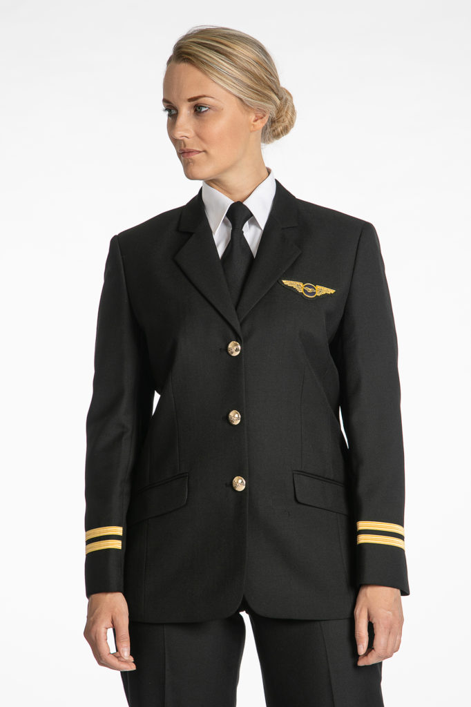 LADIES PILOT UNIFORM SINGLE BREASTED JACKET BLACK / NAVY. - Armstrong ...