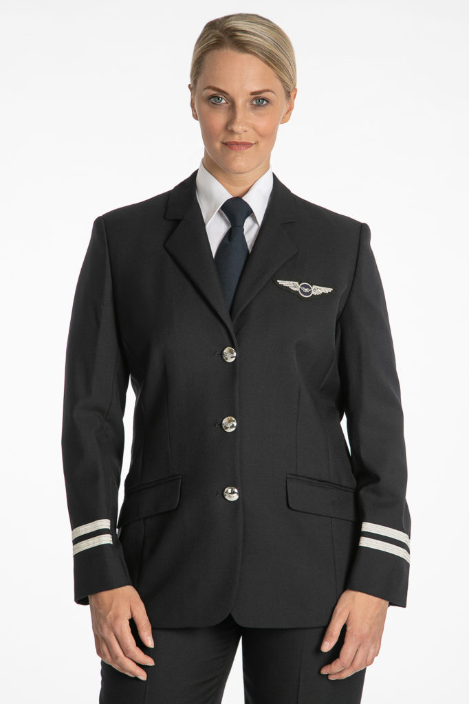 LADIES PILOT UNIFORM SINGLE BREASTED JACKET BLACK / NAVY. - Armstrong ...